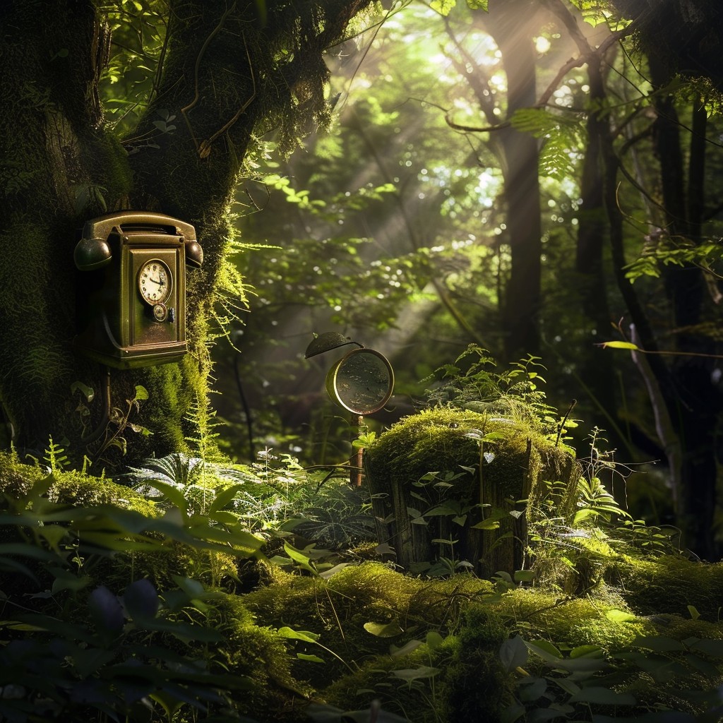 Free Enchanted Forest Clock Image - Forest, Clock, Moss | Download at ...