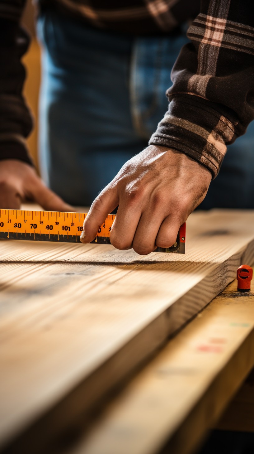 Free Measuring Wood Planks Image - Measuring, Woodworking, Precision ...