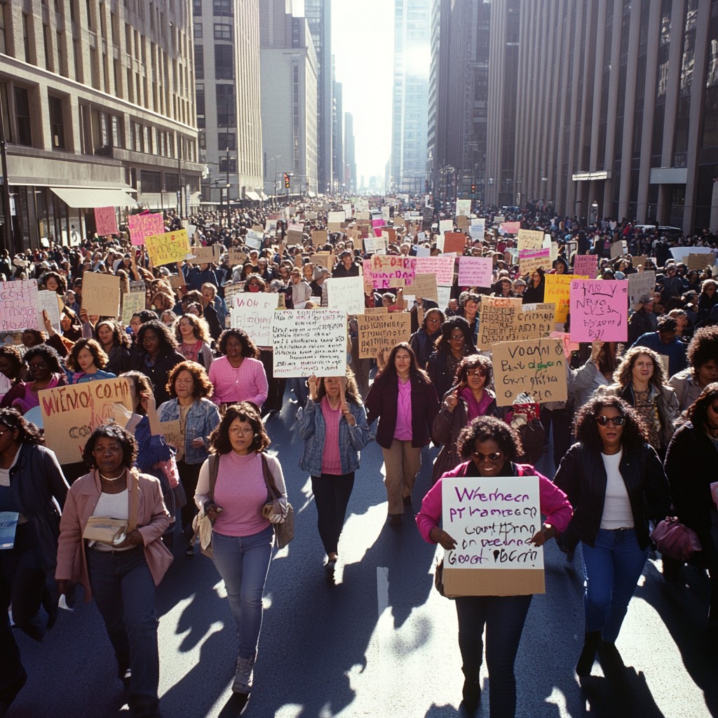 Free Crowded protest march Image - Protest, March, Women | Download at ...
