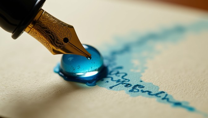 Free Ink Meets Paper Image - Pen, Ink, Calligraphy | Download at StockCake