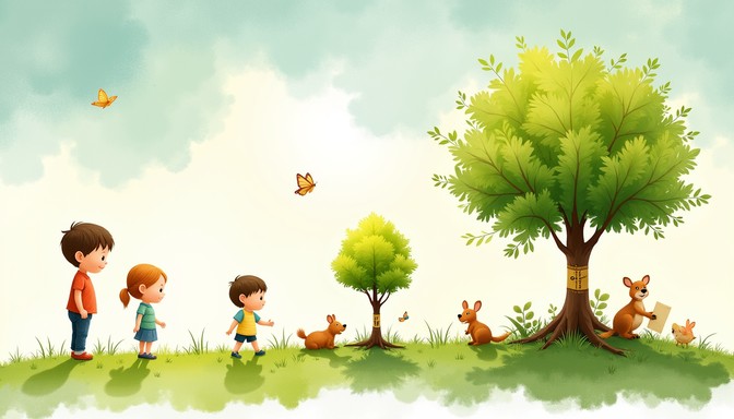 Free Growing Together Journey Image - Children, Nature, Growth ...