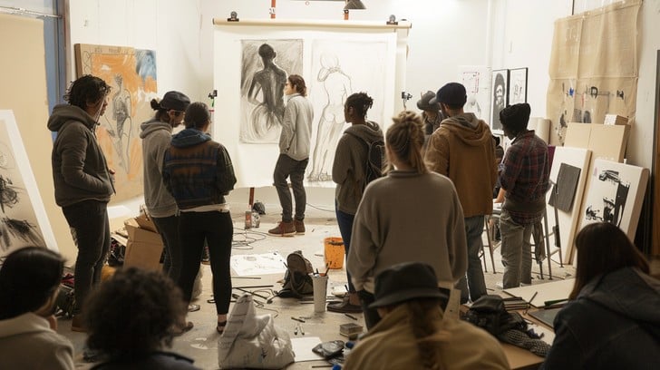 Free Art Class Focus Image - Art, Class, Students | Download at StockCake