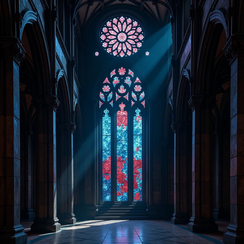 Free Illuminated Gothic Sanctuary Photo Cathedral Gothic Stained