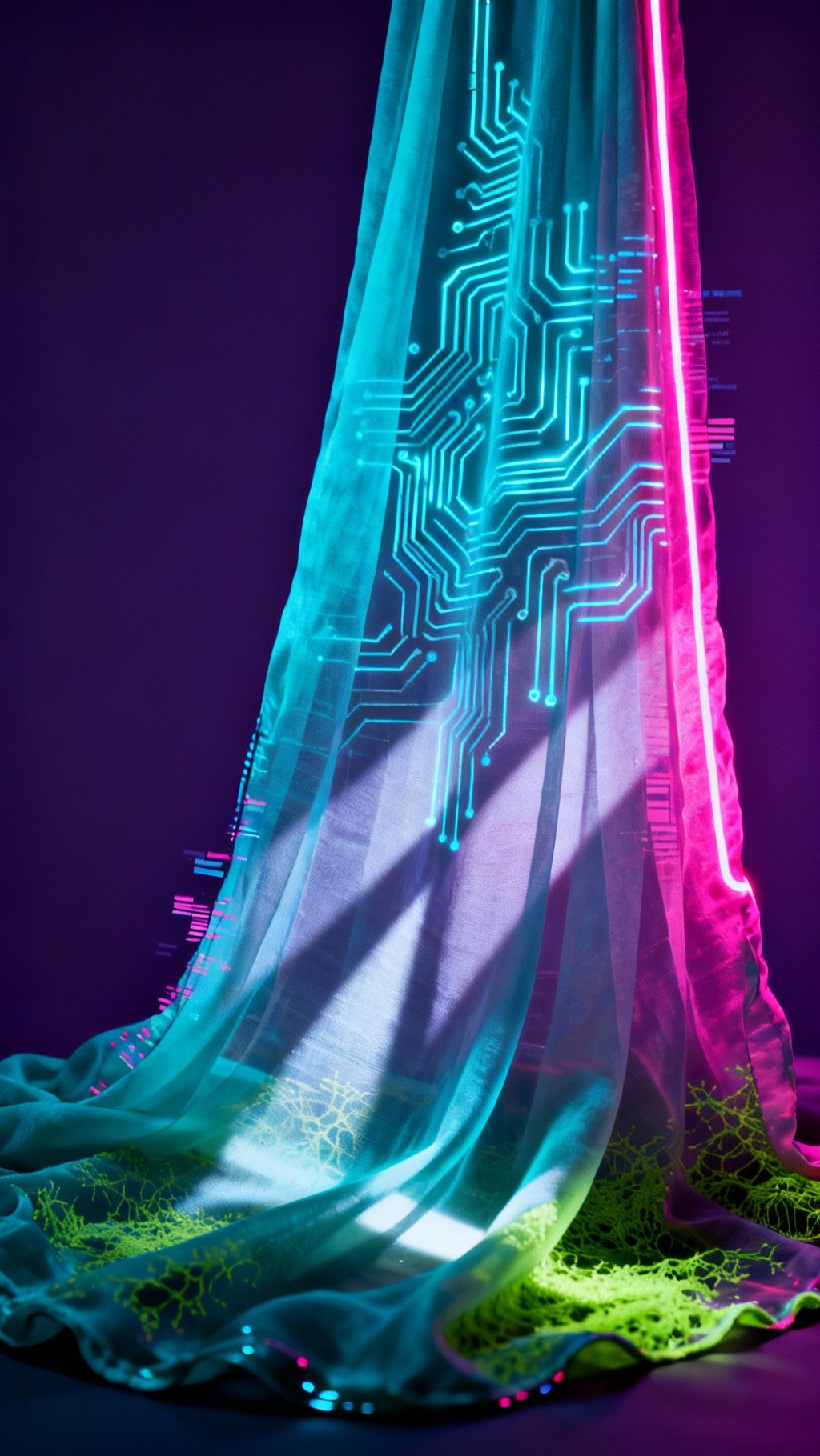 Free Neon Fabric Flow Photo - Fabric, Neon, Cyberpunk | Download at ...