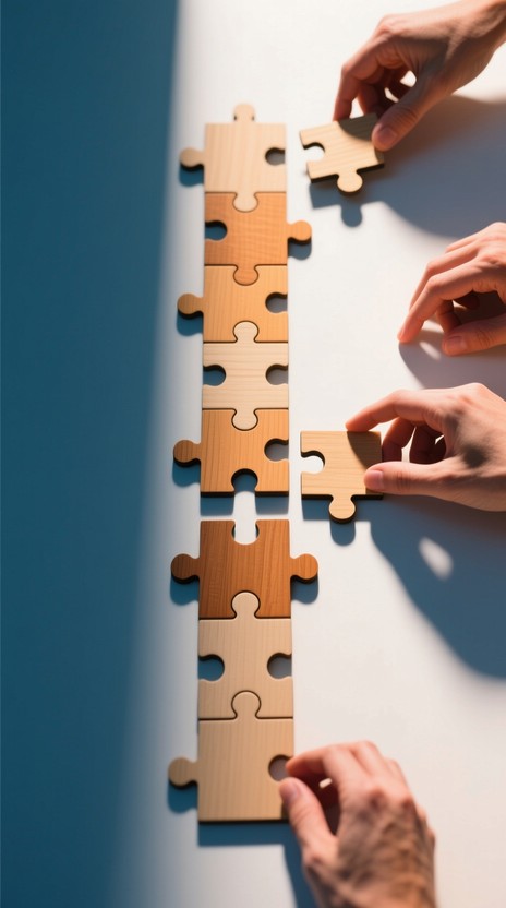 Free Collaborative Puzzle Building Photo - Teamwork, Puzzle, Wooden ...