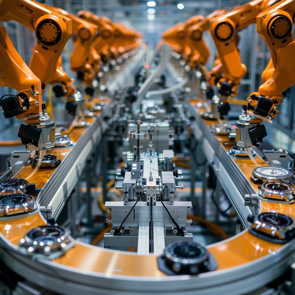 Free Robotic Assembly Line Image - Robotics, Automation, Industry ...