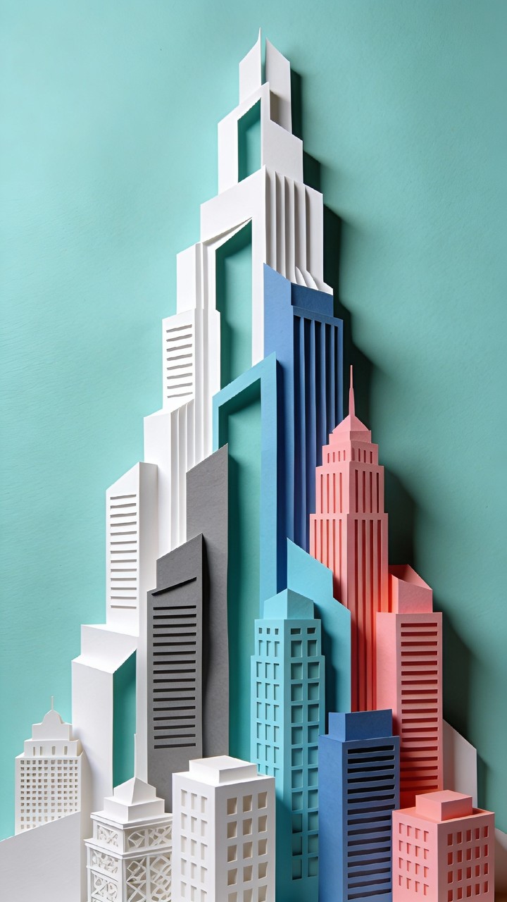 Free Paper Cityscape Art Image - Papercraft, Cityscape, Architecture ...