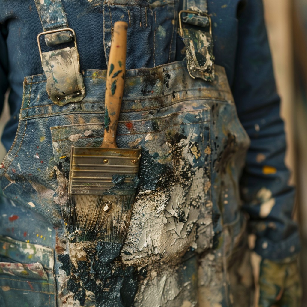 Free Painter's Work Gear Photo - Painter, Overalls, Denim | Download at ...