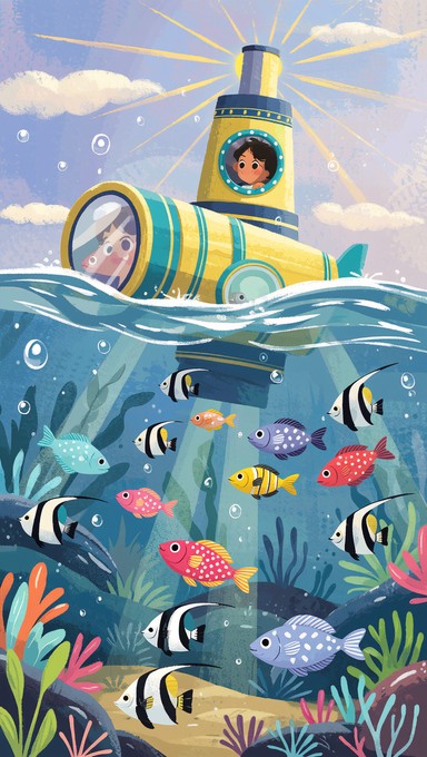 Free Underwater Discovery Adventure Image - Illustration, Children ...
