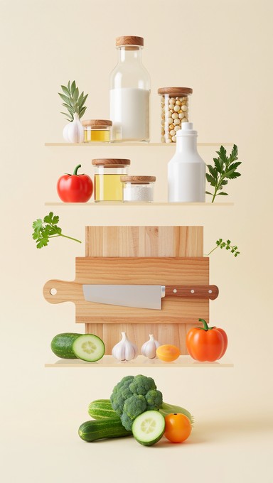 Free Exploded Recipe View Image - Kitchen, 3d, Isometric | Download at ...