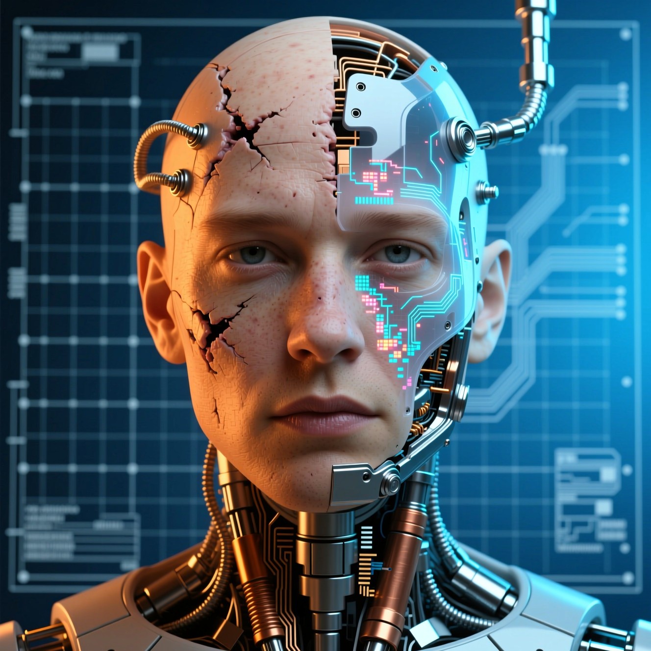 Free Human Machine Interface Photo - Cyborg, Android, Synthetic ...