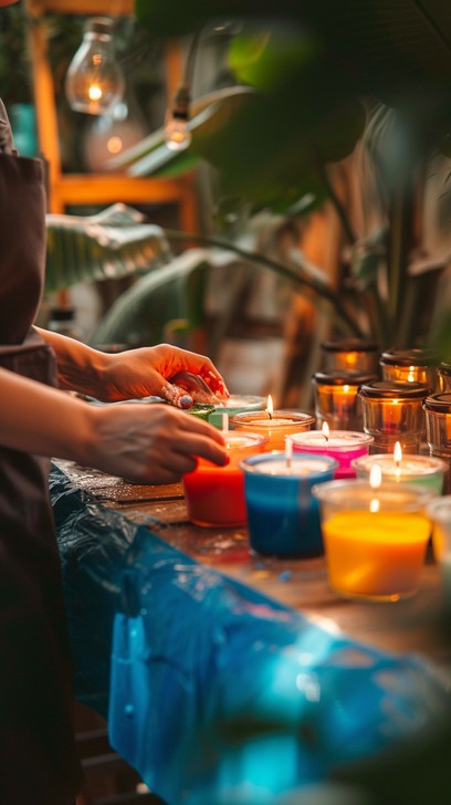 Free Candle Making Art Image - Artisan, Craftsman, Candles | Download ...