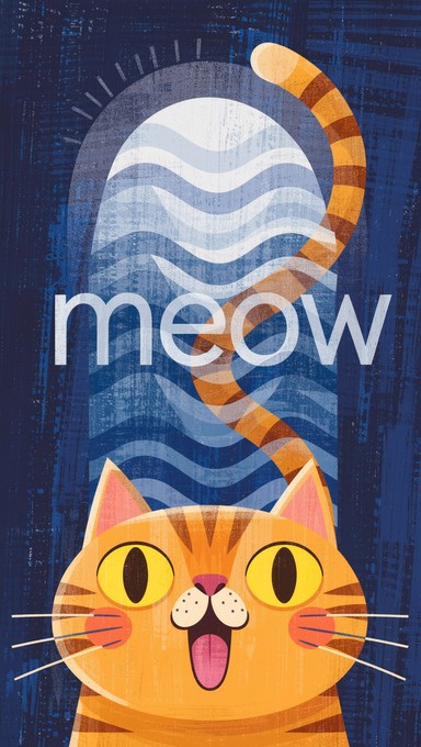 Free Playful Meowing Cat Image - Cat, Meow, Orange | Download at StockCake