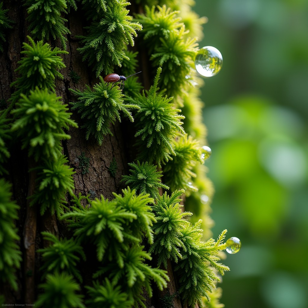 Free Dewy Moss Close-up Image - Moss, Droplets, Macro | Download at ...