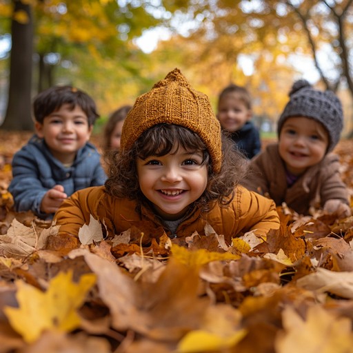 Free Joyful autumn play Image - Autumn, Children, Leaves | Download at ...