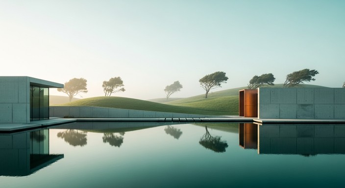 Free Minimalist Dawn Reflection Image - Minimalist, Reflection ...