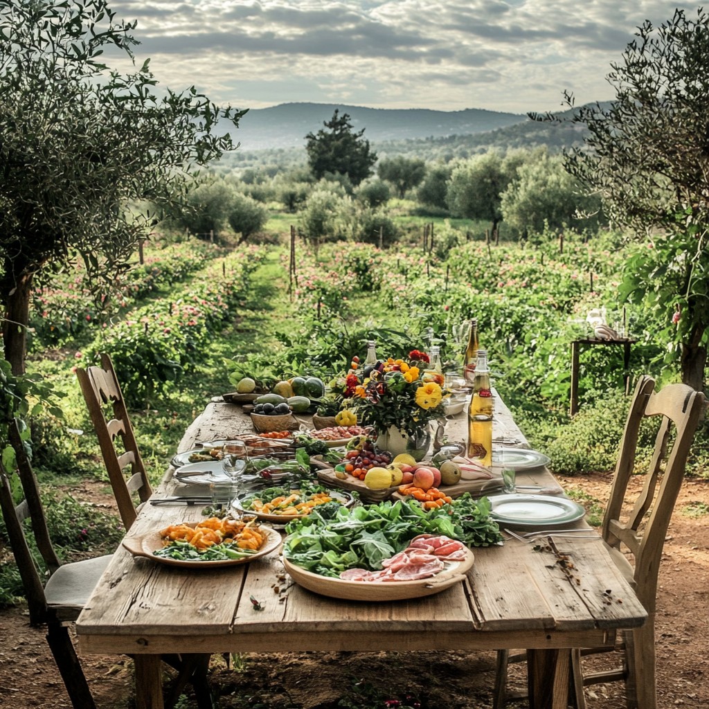 Free Rustic Outdoor Feast Image - Rustic, Outdoor, Feast | Download at ...