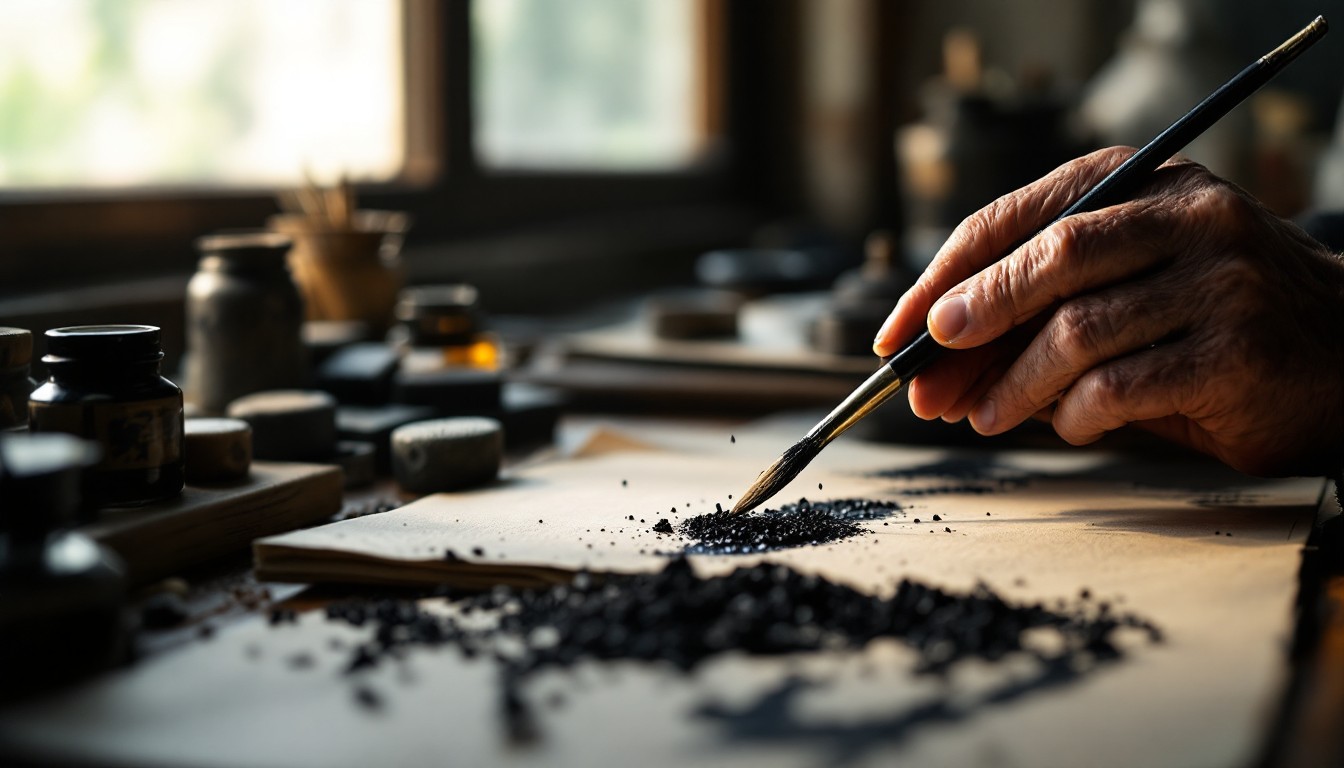 Free Ink Meets Paper Photo - Calligraphy, Ink, Brush | Download at ...