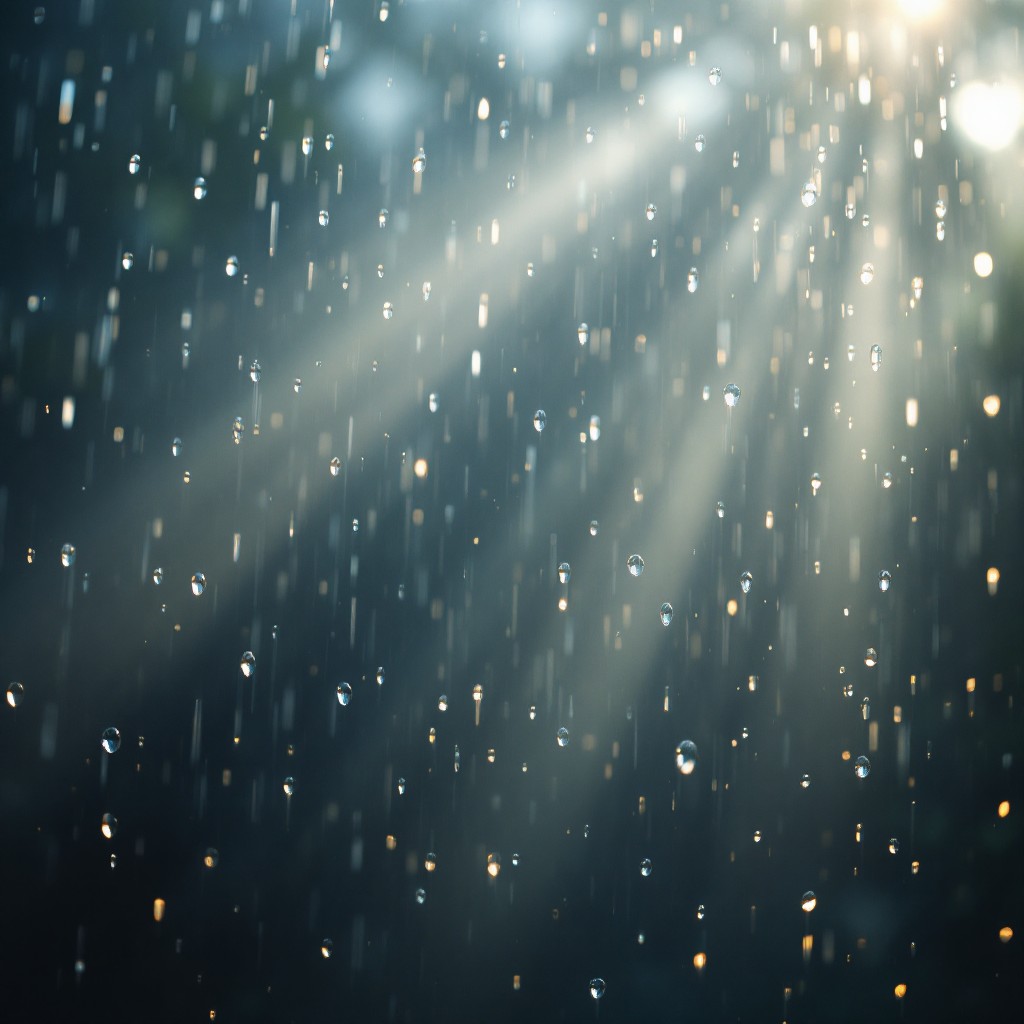 Free Sunlit Rain Falls Image - Rain, Sunbeams, Atmospheric | Download at StockCake