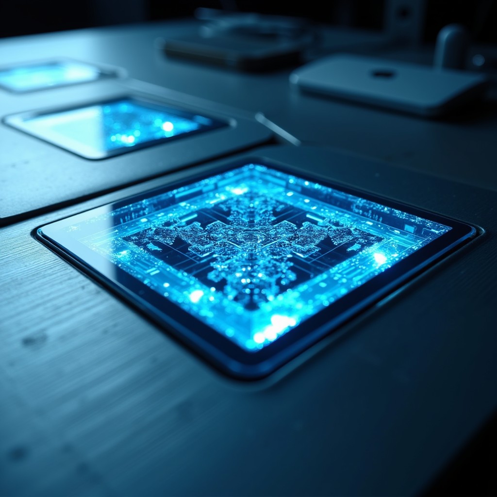 Free Blue Interface Matrix Image - Futuristic, Holographic, Technology ...