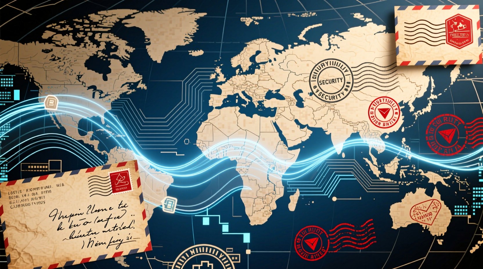 Free Global Mail Network Photo - Postal, Correspondence, Global ...
