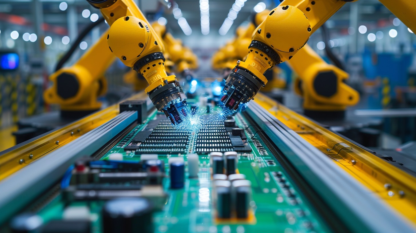 Free Robotic Assembly Line Image - Robotics, Automation, Industry ...