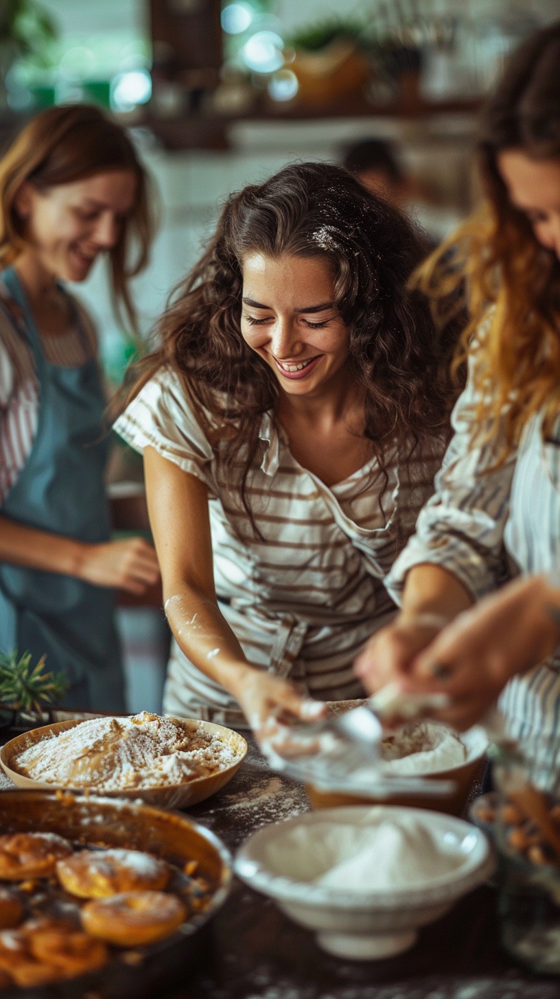 Free Baking Together Joyfully Image - Baking, Kitchen, Friends ...