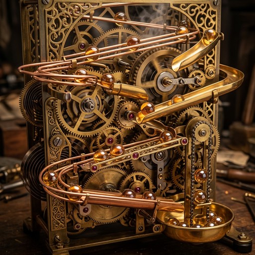 Free Clockwork Marble Machine Image - Steampunk, Clockwork, Mechanical ...