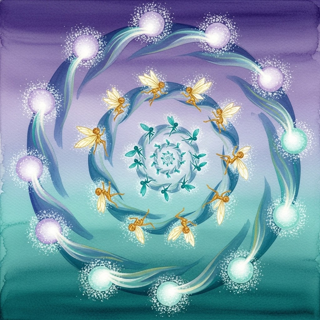 Free Magical Sprite Spiral Image - Watercolor, Sprite, Fairy | Download ...