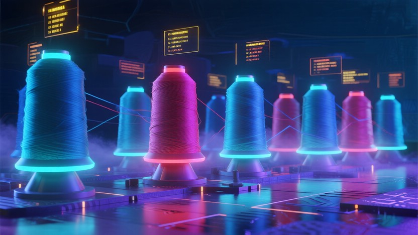 Free Neon Thread Void Image - Cyberpunk, Neon, Threads | Download at StockCake