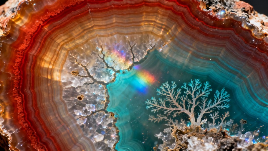 Free Stunning Agate Slice Image - Agate, Blue, Mineral | Download at ...
