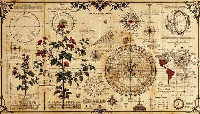 Free Science Meets Nature Image - Vintage, Astronomical, Botanical ...