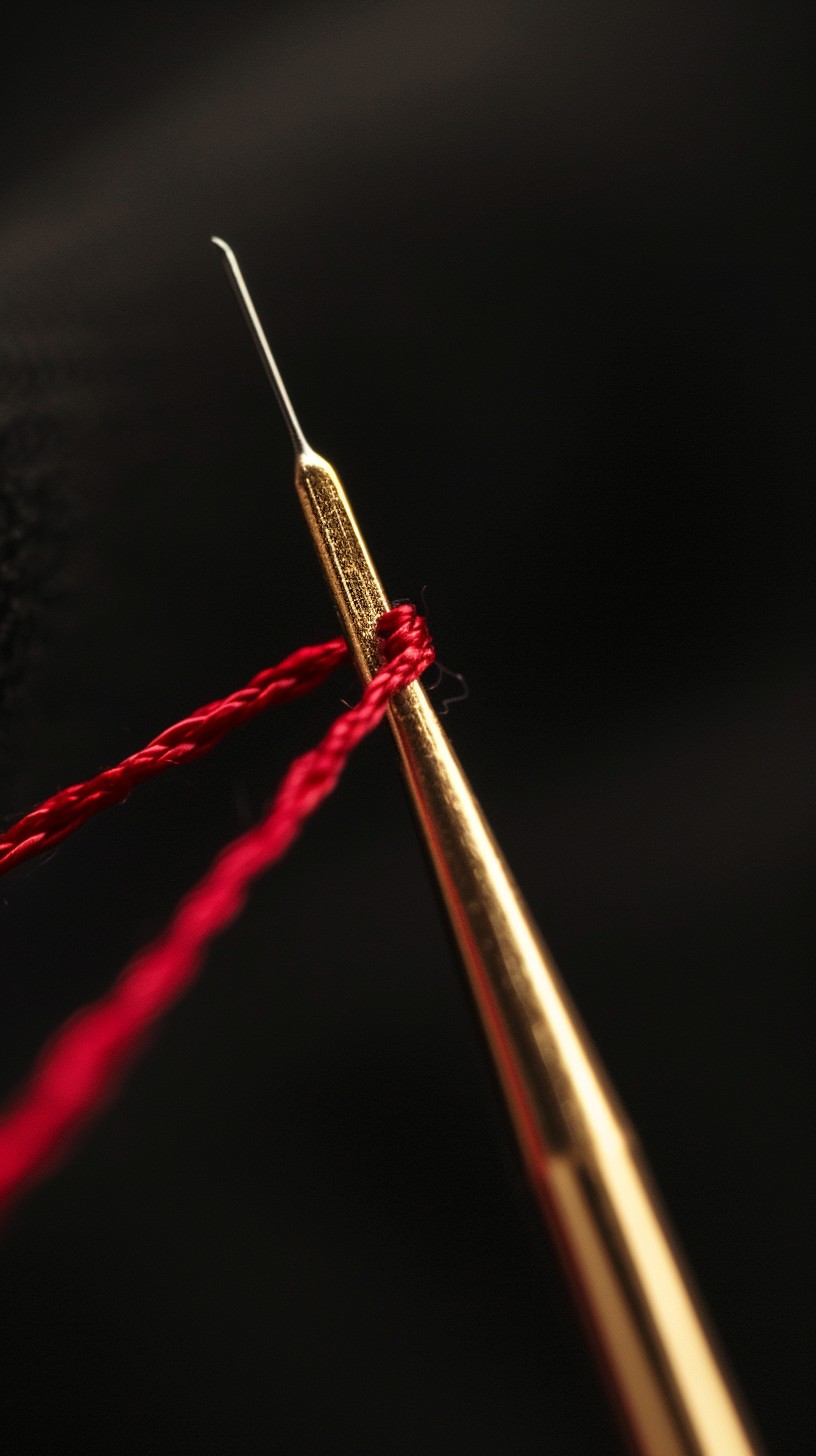 Free Threaded Sewing Needle Image - Needle, Thread, Sewing | Download ...