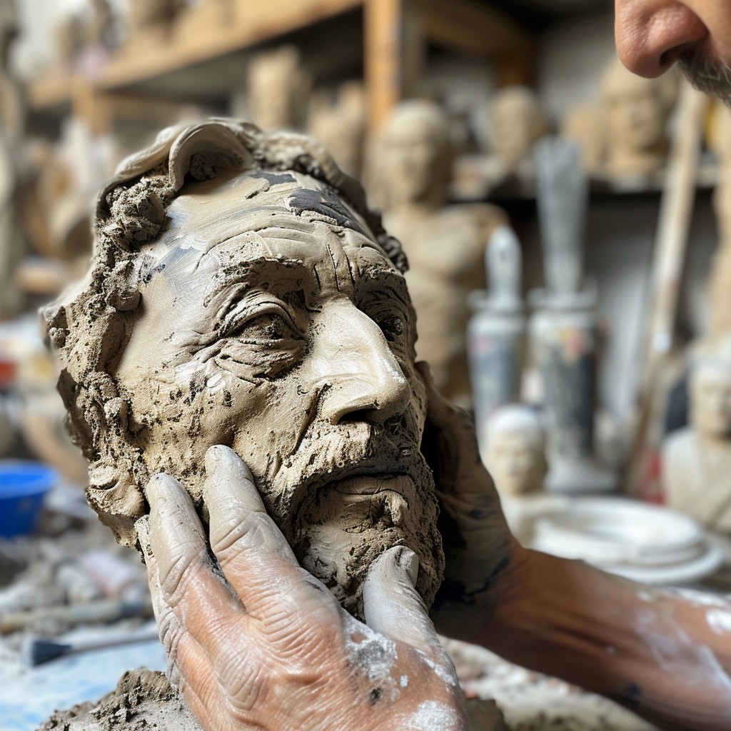 Free Sculpting Clay Portrait Image - Sculpture, Clay, Artist | Download ...