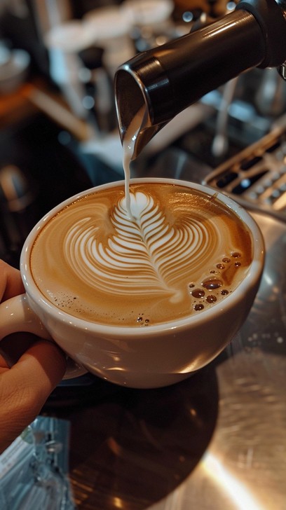 Free Latte art making Image | Download at StockCake