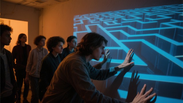 Free Digital Maze Exploration Image | Download at StockCake