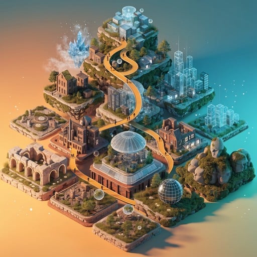 Free Timeline Journey Upward Image - Isometric, Timeline, History ...