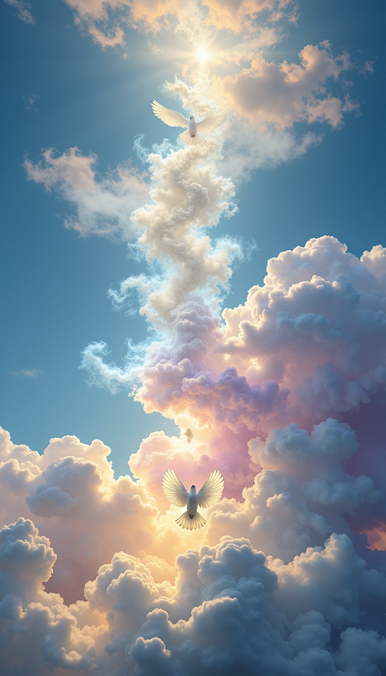 Free Heavenly Cloud Formation Image - Skyscape, Clouds, Heavenly ...