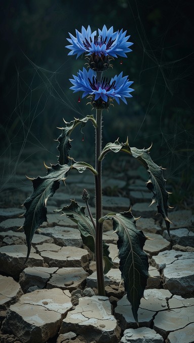 Free Gothic Blue Bloom Image - Cornflower, Gothic, Blue | Download at ...