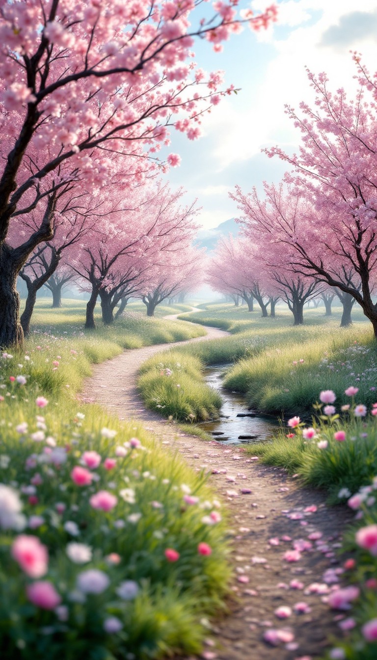 Free Blossoming Spring Path Image - Spring, Cherry, Blossom | Download ...