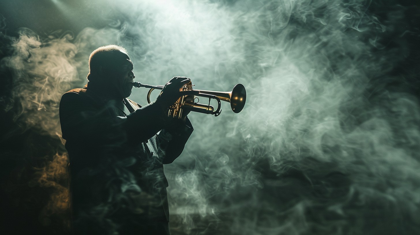 Free Jazz Trumpet Performance Image - Music, Trumpet, Silhouette ...
