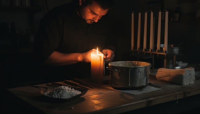 Free Candlemaker At Work Image - Artisan, Silhouette, Craftsman ...