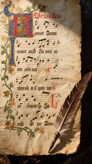 Free Ancient Musical Manuscript Photo - Manuscript, Medieval, Music ...