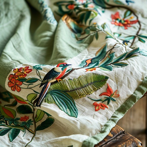 Free Embroidered Fabric Detail Image - Embroidery, Fabric, Textile ...