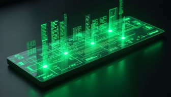 Free Holographic Command Matrix Image - Holographic, Futuristic, Green ...