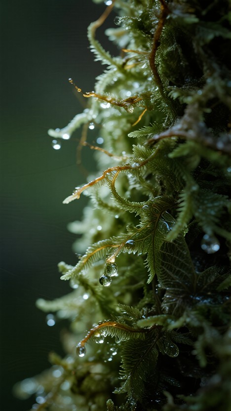 Free Dewy Moss Detail Image | Download at StockCake