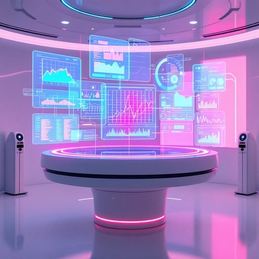 Free Futuristic Medical Interface Image - Holographic, Medical, Futuristic | Download at StockCake