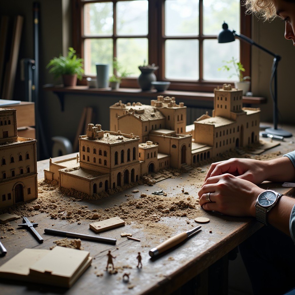 Free Crafting Tiny Worlds Image - Miniature, Craftsmanship, Cityscape ...