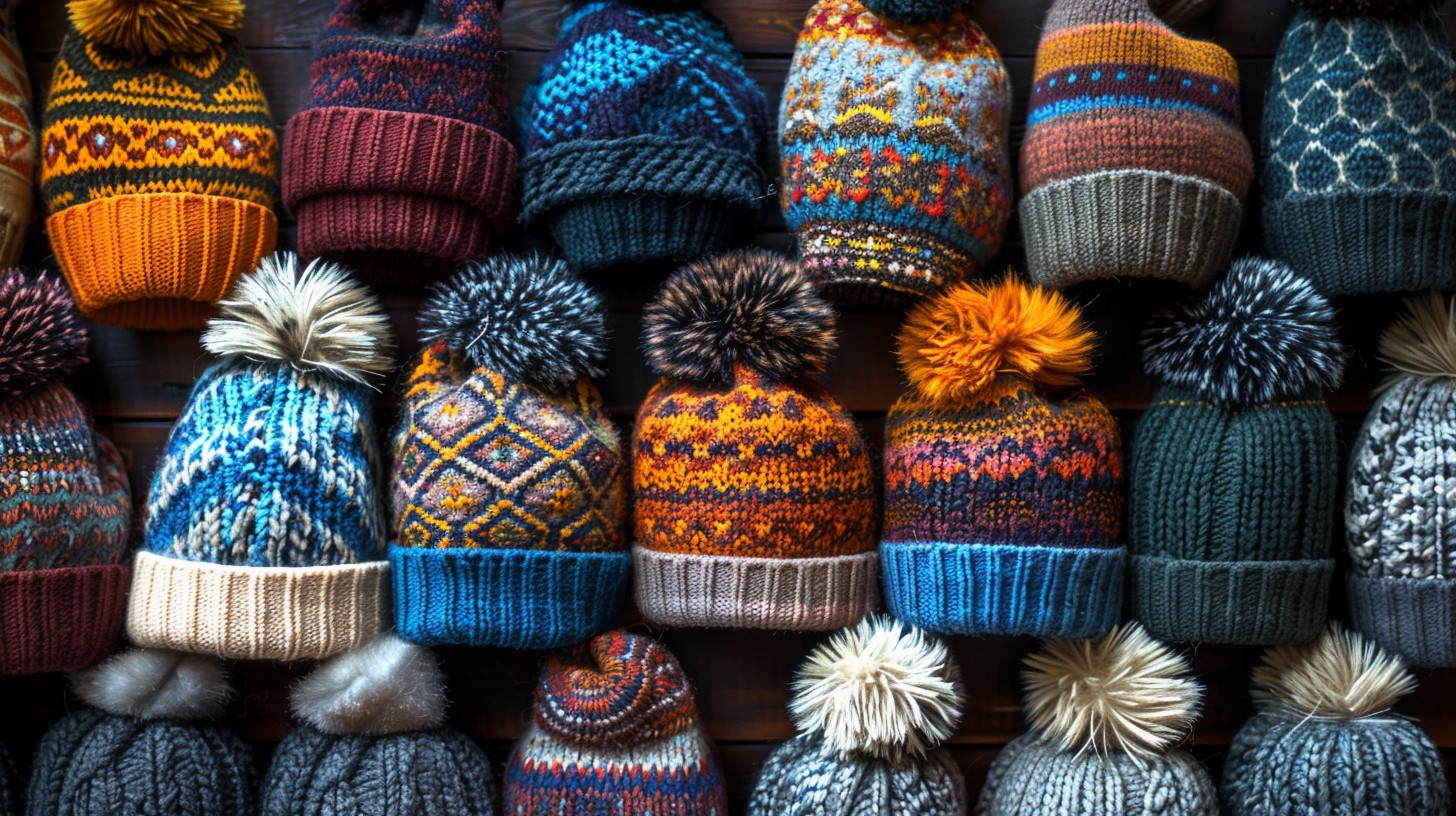 Free Colorful Winter Hats Image - Hats, Winter, Colorful | Download at ...