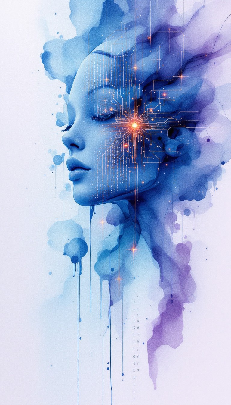 Free Digital Dreams Flow Image - Watercolor, Digital, Artificial ...
